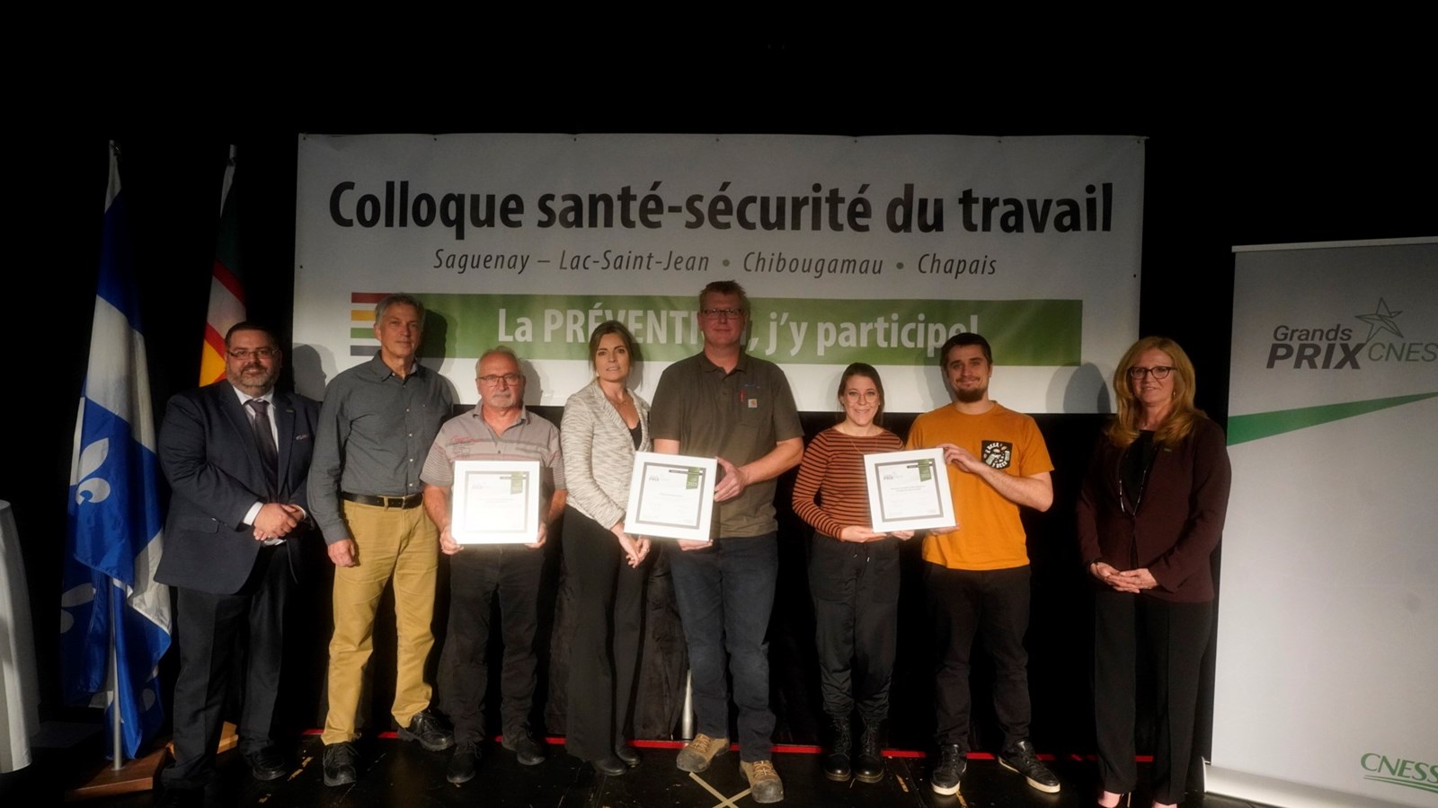 Trois entreprises de la région honorées par la CNESST